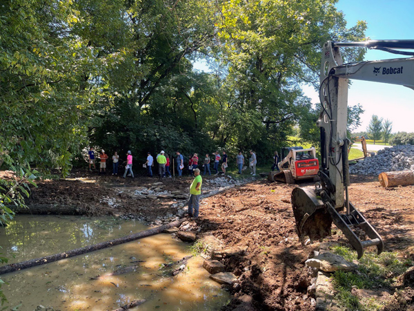 Foundation supports Bernheim spring restoration - Louisville Water Company