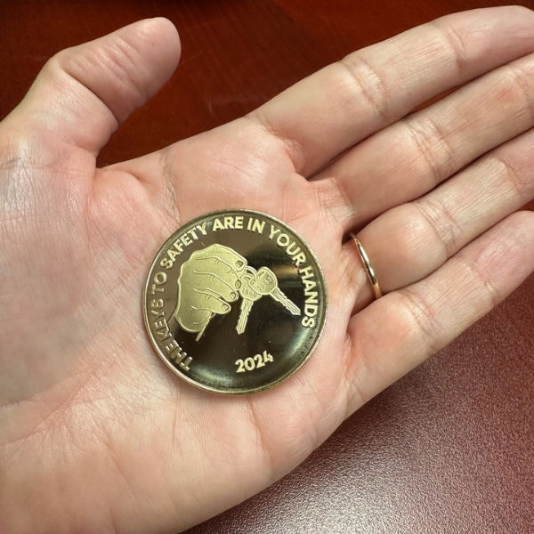 Safety Coins have a Special Connection to the Employee who Designed ...